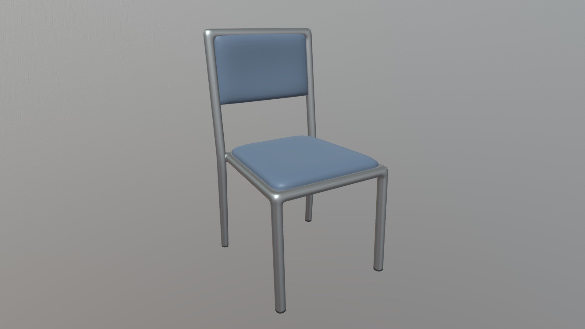 Chair with Metal Frame - 3D model by Andy Sherman (@andyshermanart ...