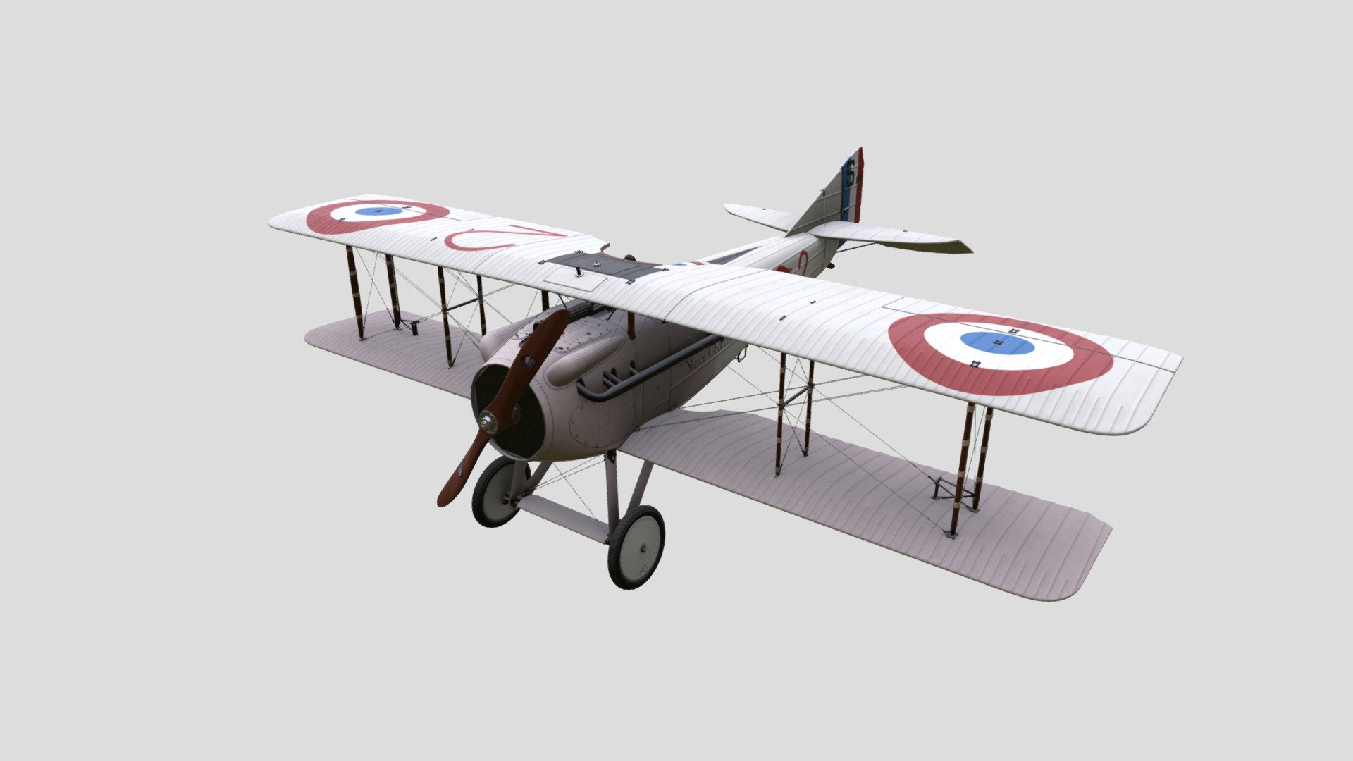 SPAD VII : Le vieux Charles - 3D model by MUSÉO 3D (@MUSEO3D) [788e3e9] - Sketchfab