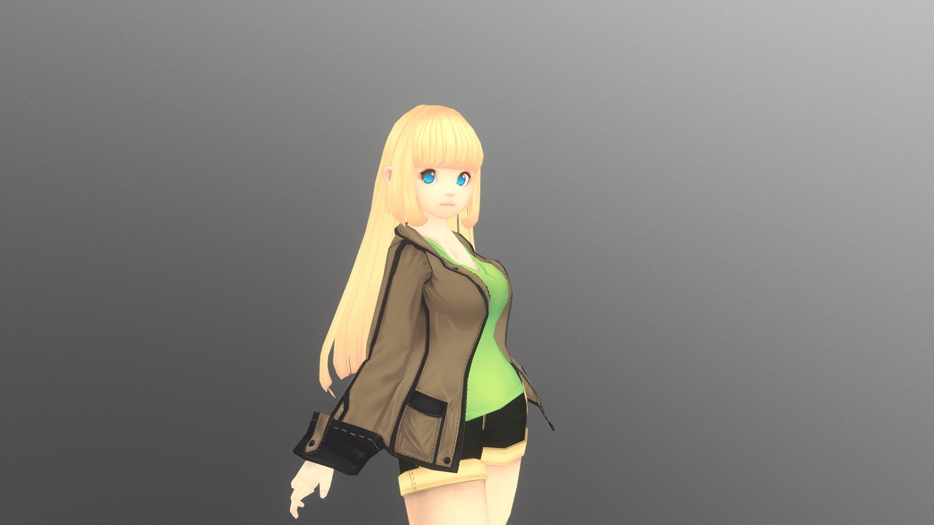 Yuuka - 3D model by Bcuz [788facd] - Sketchfab