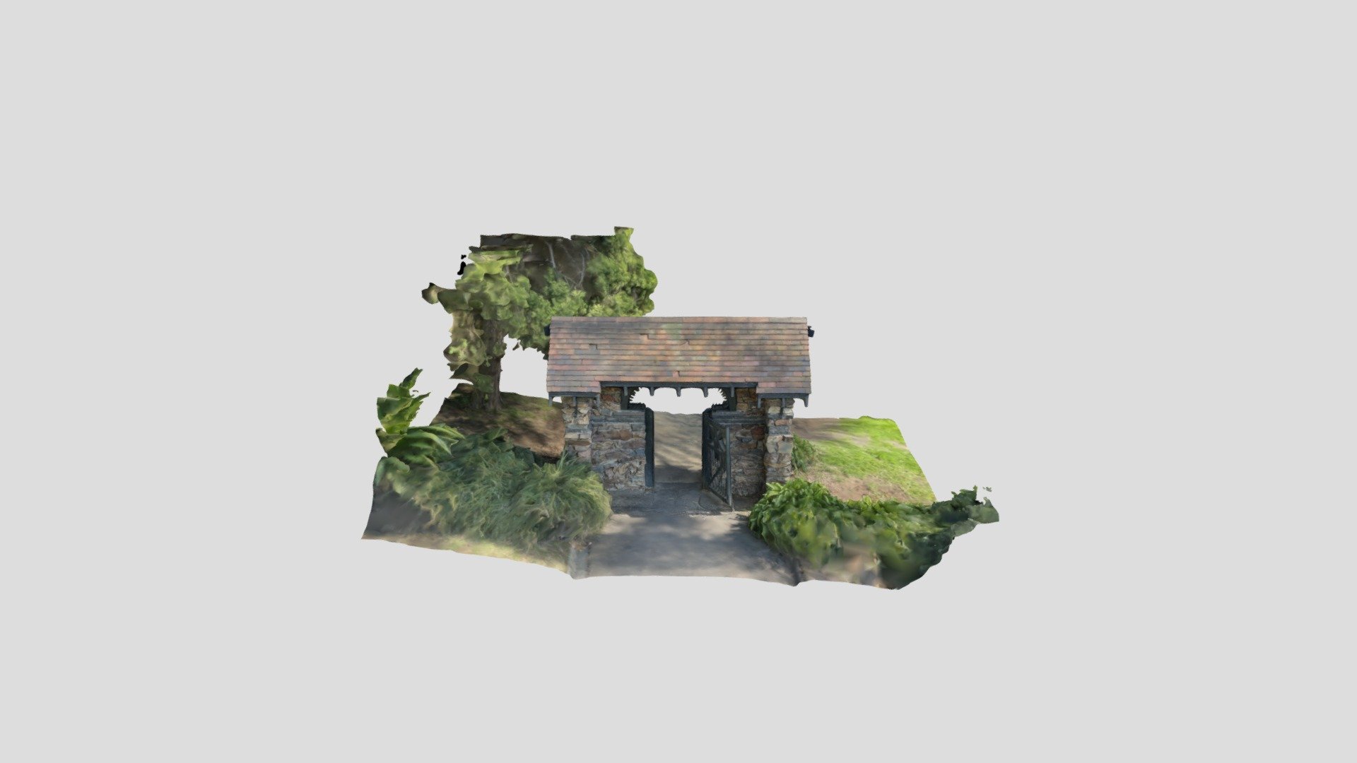 Lych Gate in Royal Botanic Gardens Victoria - 3D model by susantoh ...