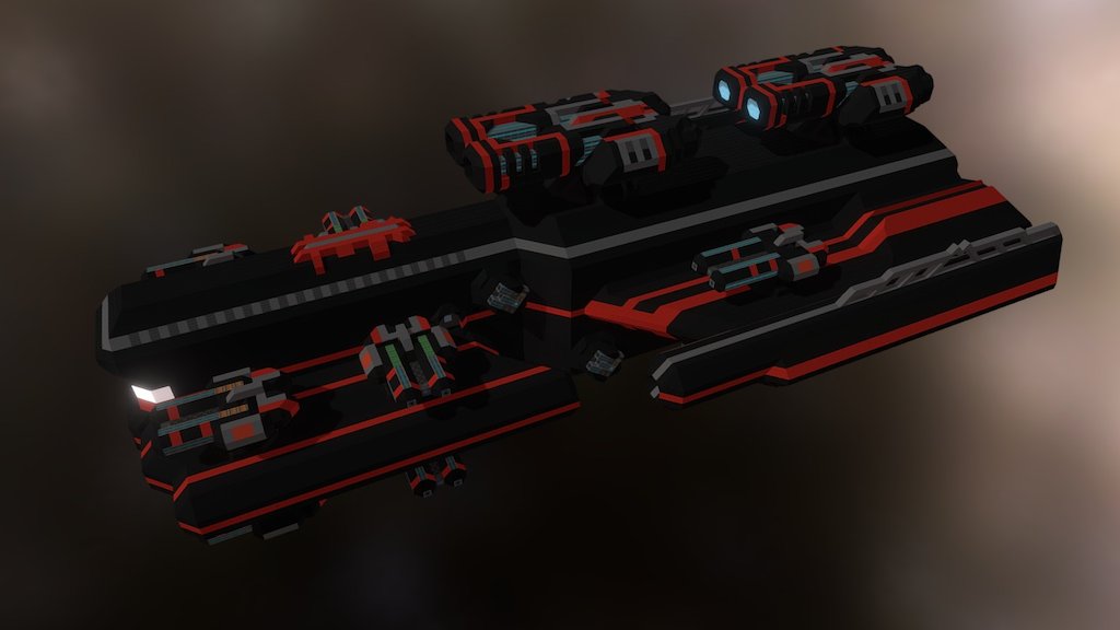 Zenith Class Destroyer - 3D model by macheiron [7892da0] - Sketchfab