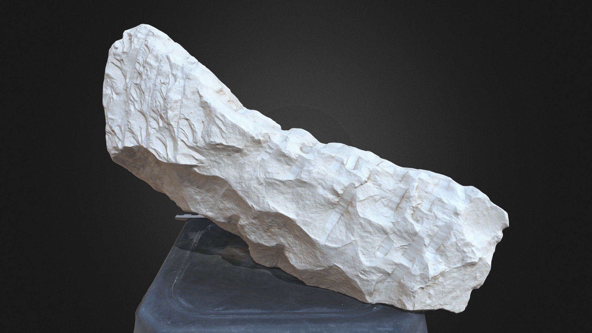 Unfinished Limestone Vase, inv. AS-2023-1569-7 - 3D model by Institut d ...