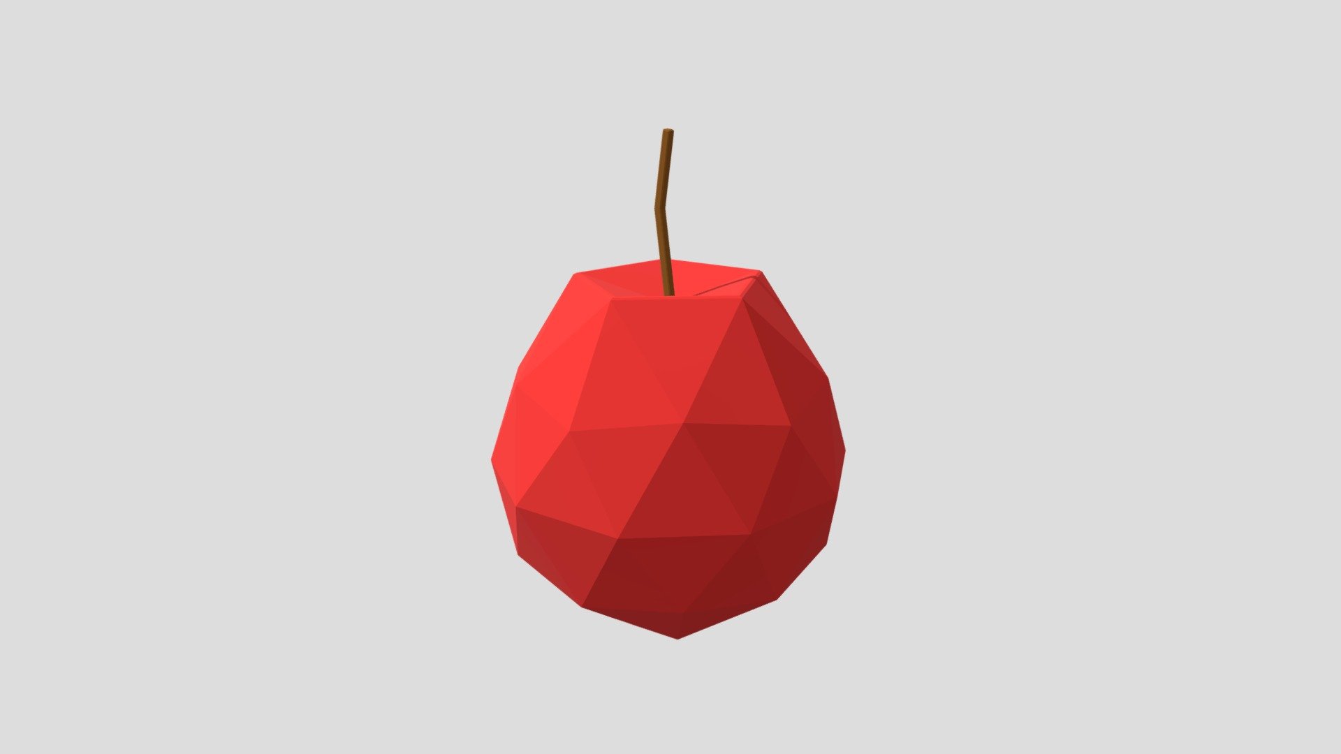 Low Poly Apple - Download Free 3D model by LedyonDev [7893b85] - Sketchfab
