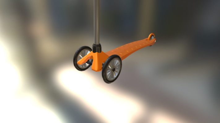 Scooter - 3D model by archmamun3darts [7894324] - Sketchfab
