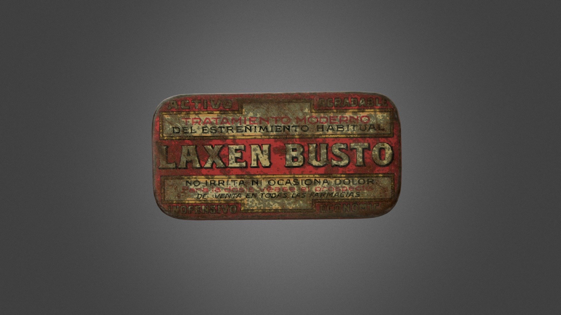 Laxen Busto (1920's medicine) - 3D model by Álvaro Rodríguez (@LaSenda ...