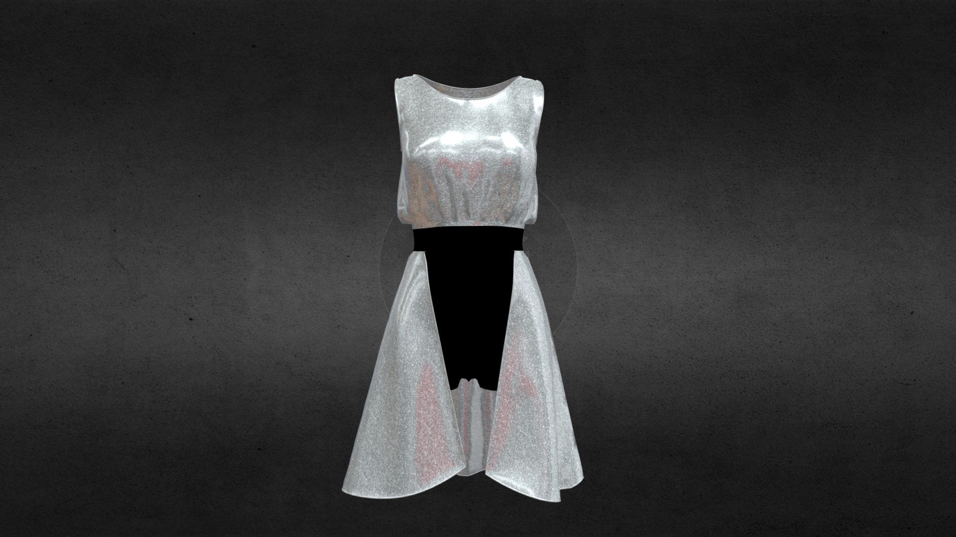 Shiny dress - Download Free 3D model by ZahraAmini [7897856] - Sketchfab
