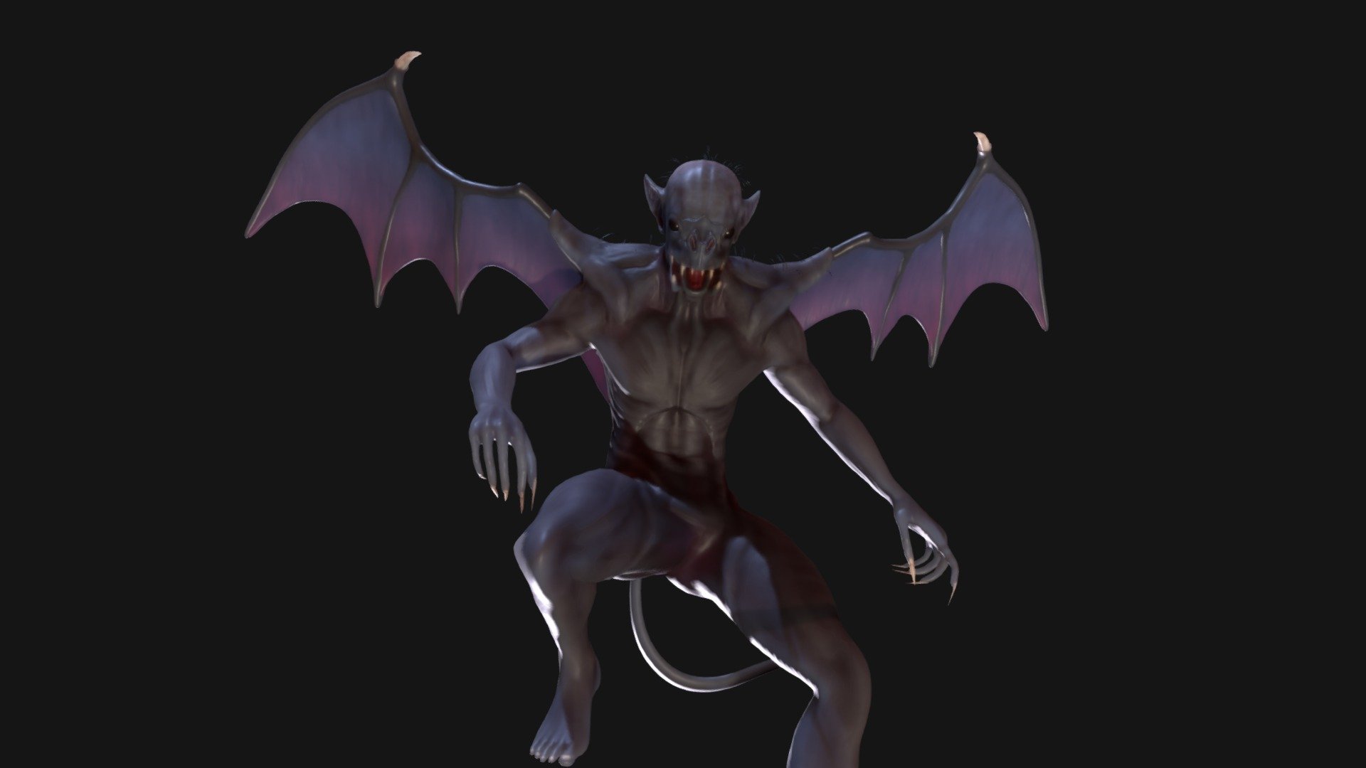 Bat Creature - 3D model by TrevinoDamien06 [7898a03] - Sketchfab