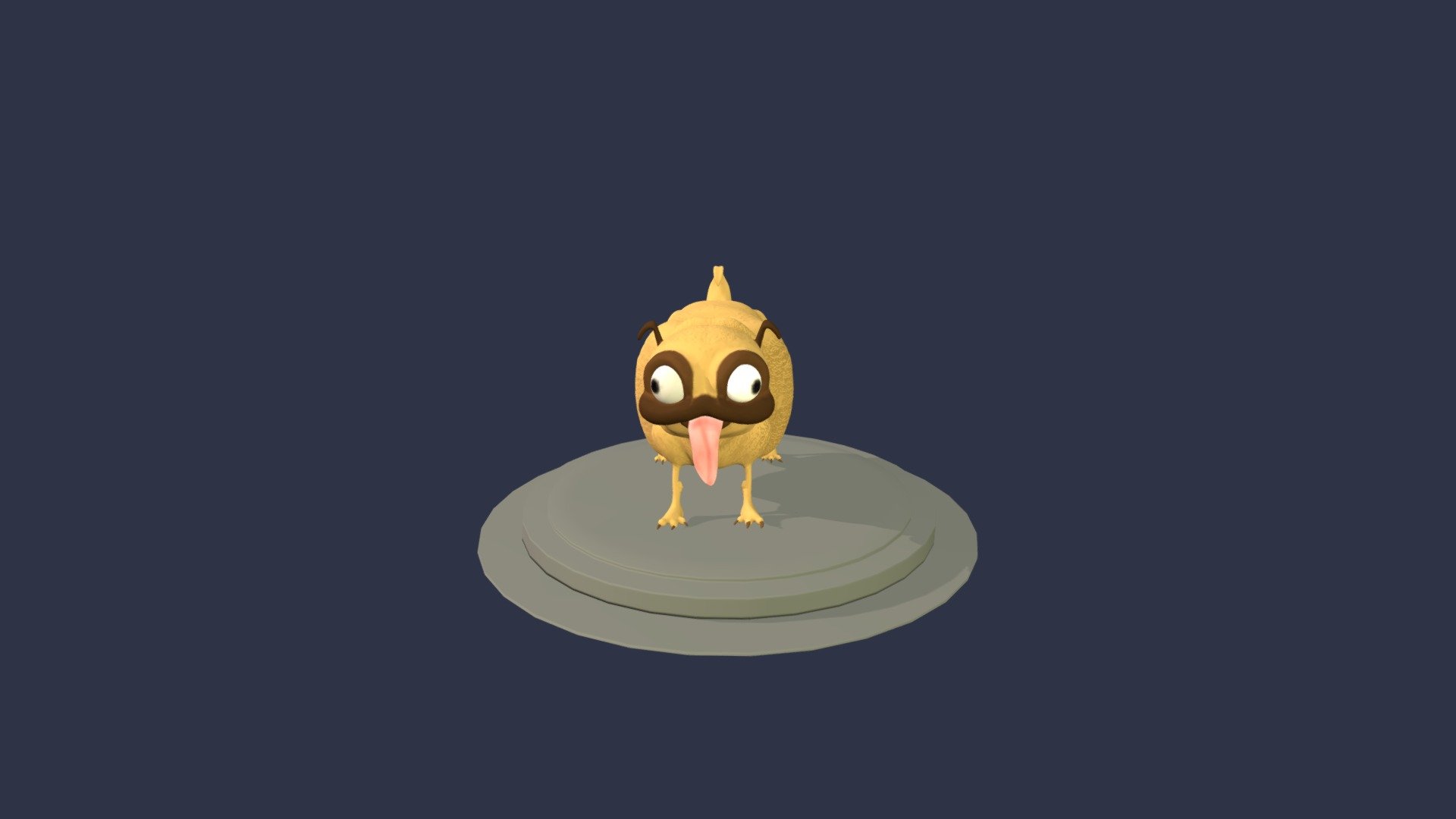Monchi (The Mitchells vs. The Machines) Pug Dog - 3D model by ...