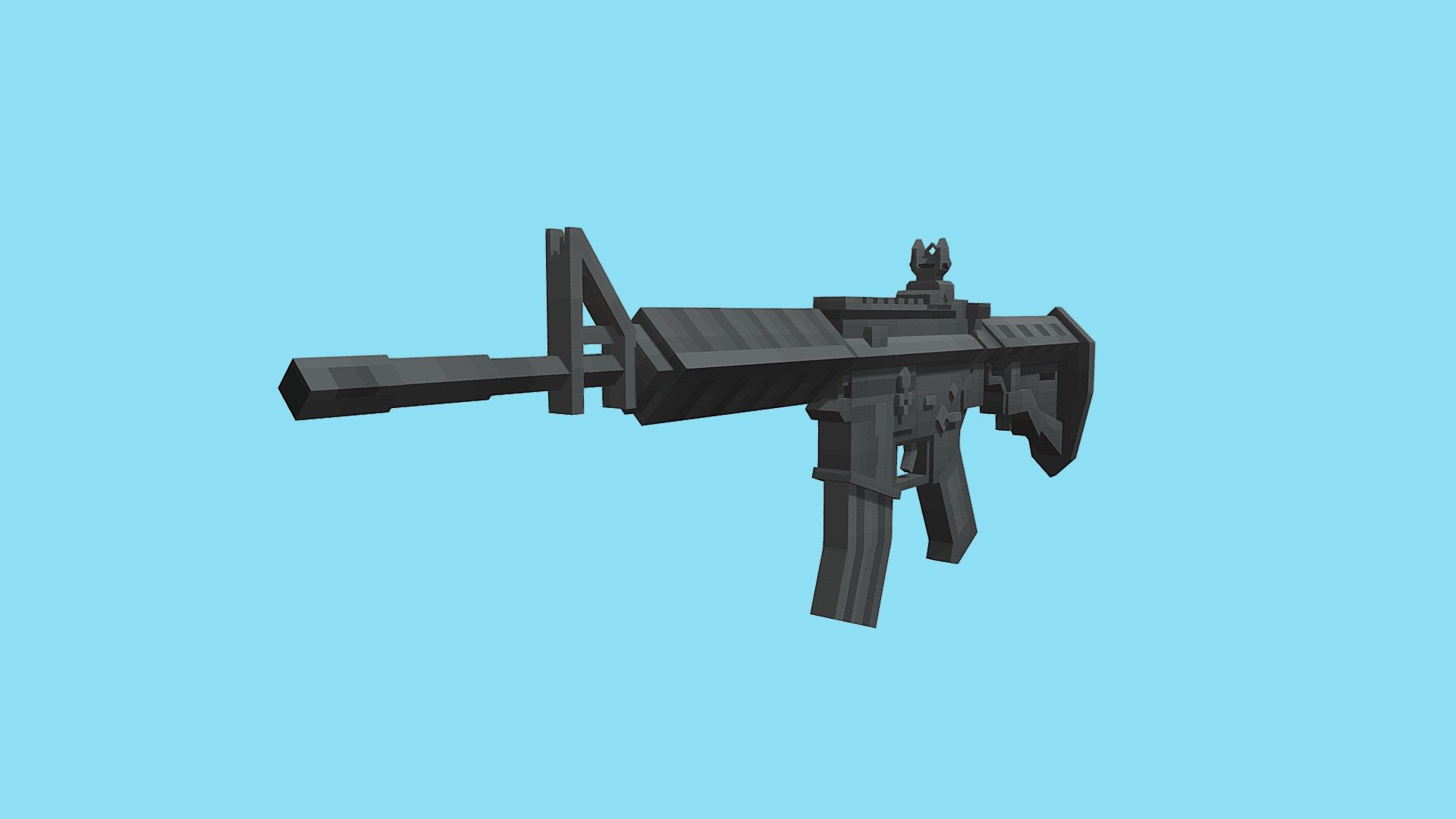 Low-Poly M4 Carbine - 3D model by You (@Scalbylossus) [7899ce6] - Sketchfab