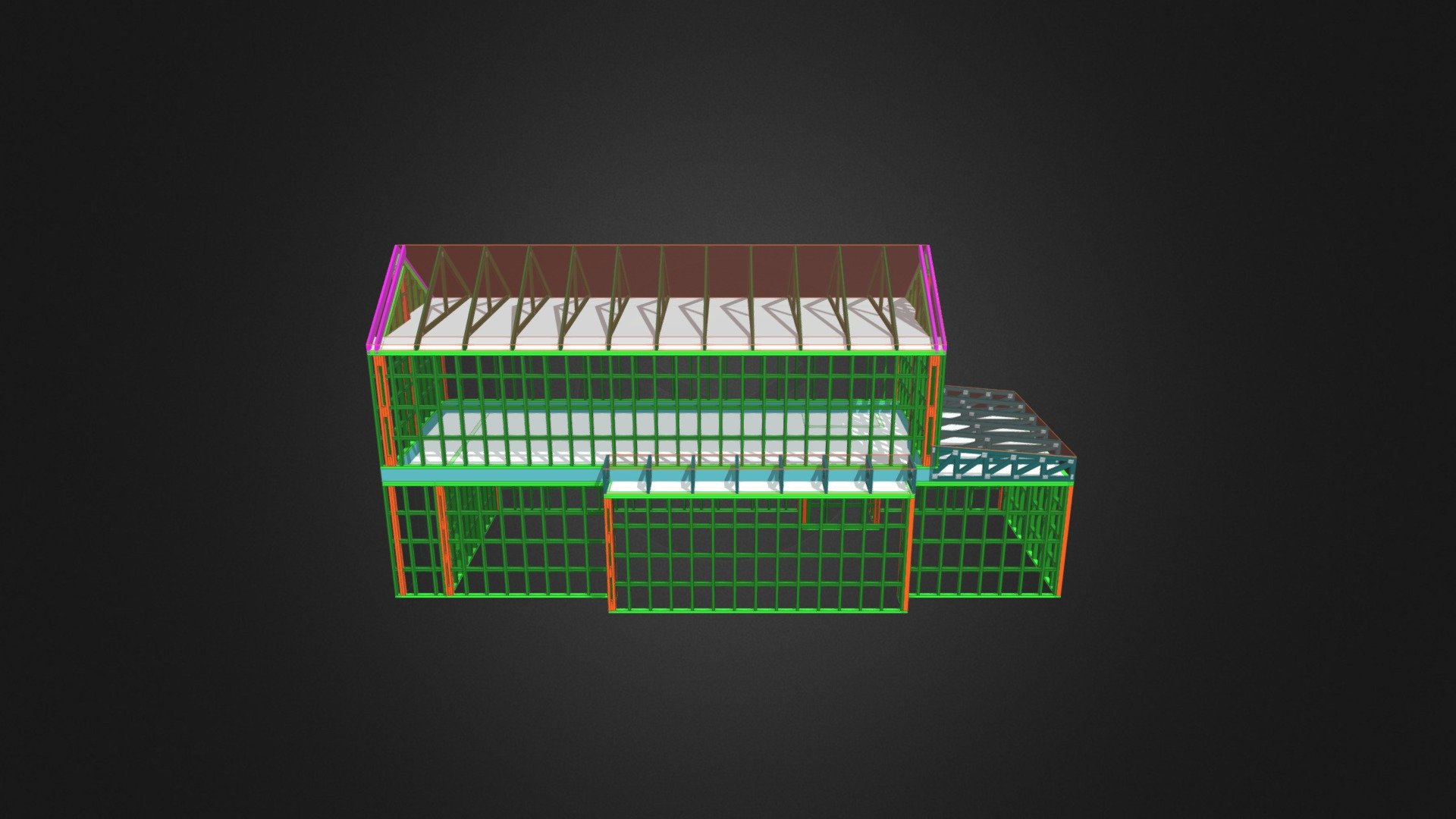 TRUSS DESIGN - 518 GLENFIELD ROAD - LOT 11 - 3D model by trussdesigns ...