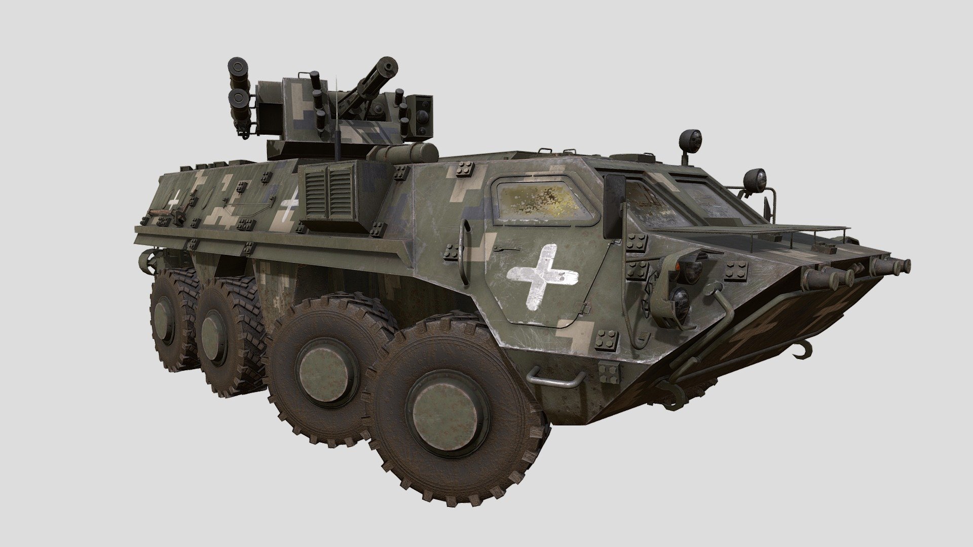 BTR-4 - 3D model by Faber (@orest.zhuk2002) [789c693] - Sketchfab