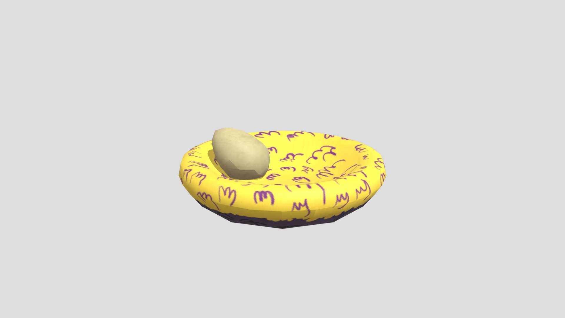 Bird Nest Stylized - Low Poly - FBX - Download Free 3D model by cordu ...