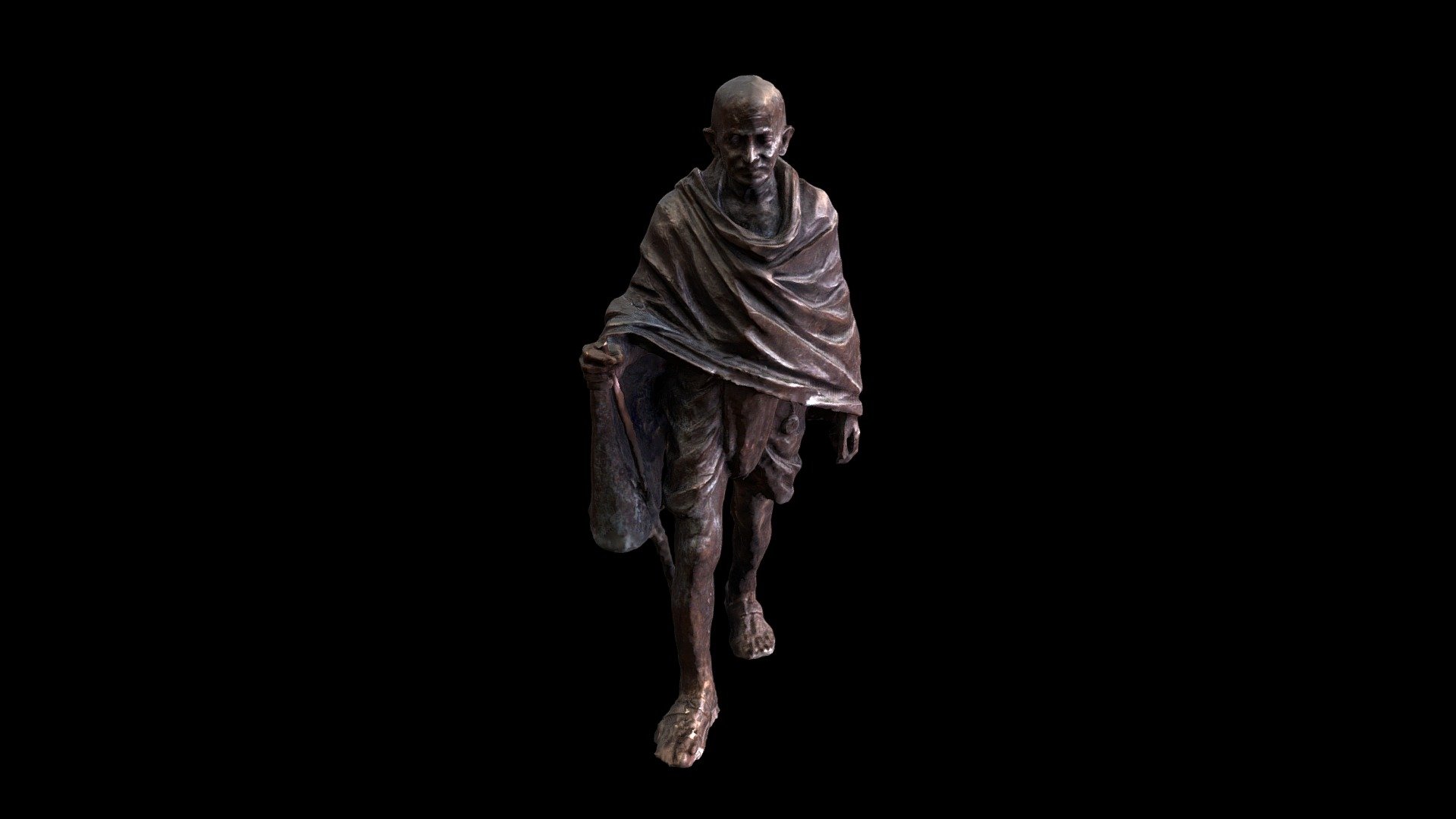 Gandhi - 3D model by eDOFT Technologies Pvt Ltd (@vineel) [789e6b1 ...