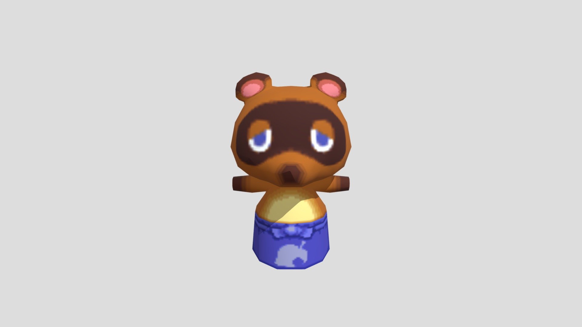 Wii - Animal Crossing City Folk - Tom Nook - Download Free 3D model by ...