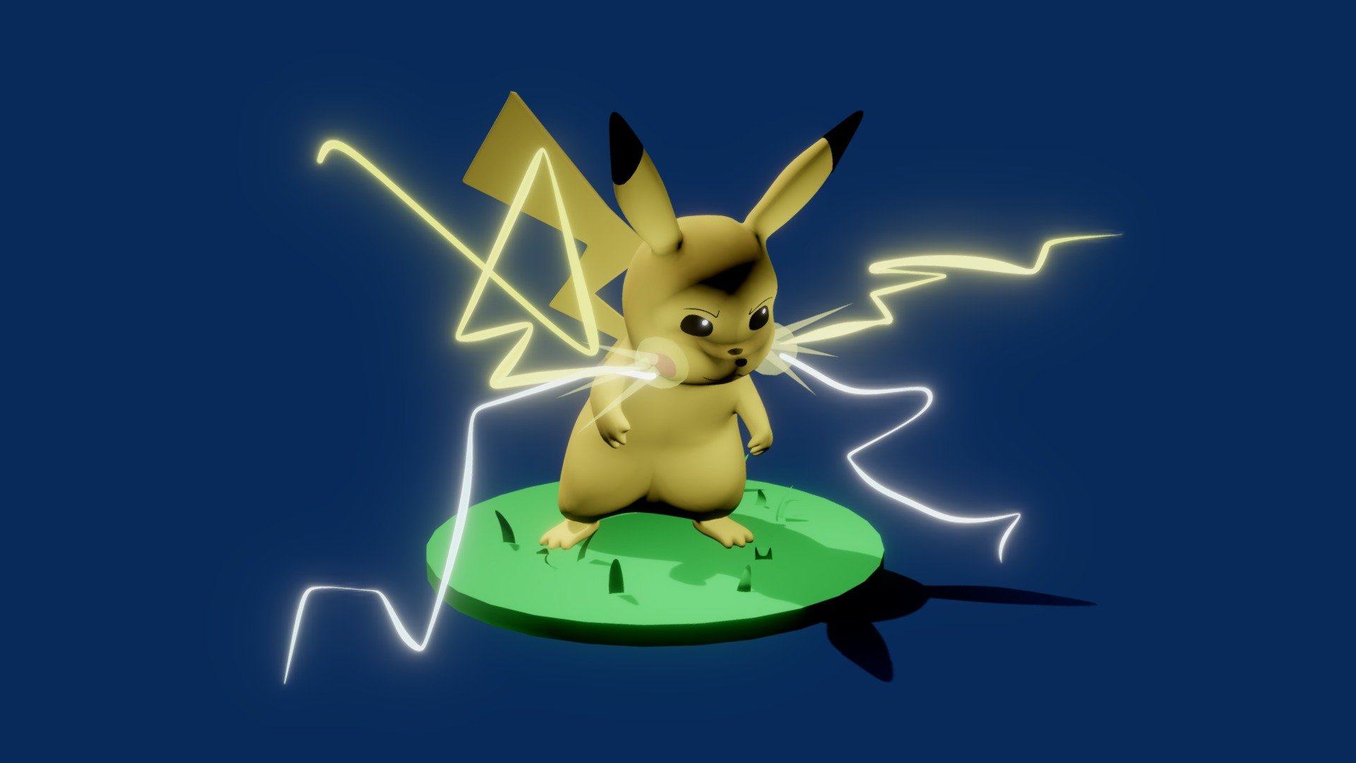Pikachu model - Download Free 3D model by spritemare [78a230a] - Sketchfab