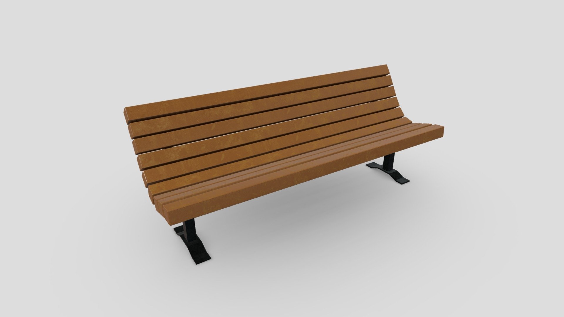 Bench 6 - Buy Royalty Free 3D model by plaggy [78a40eb] - Sketchfab Store