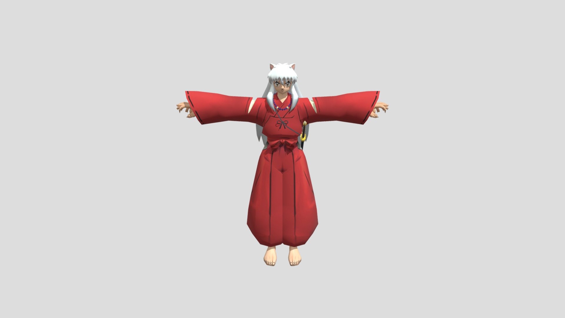 Inuyasha - Download Free 3D model by deankagura [78a46b4] - Sketchfab