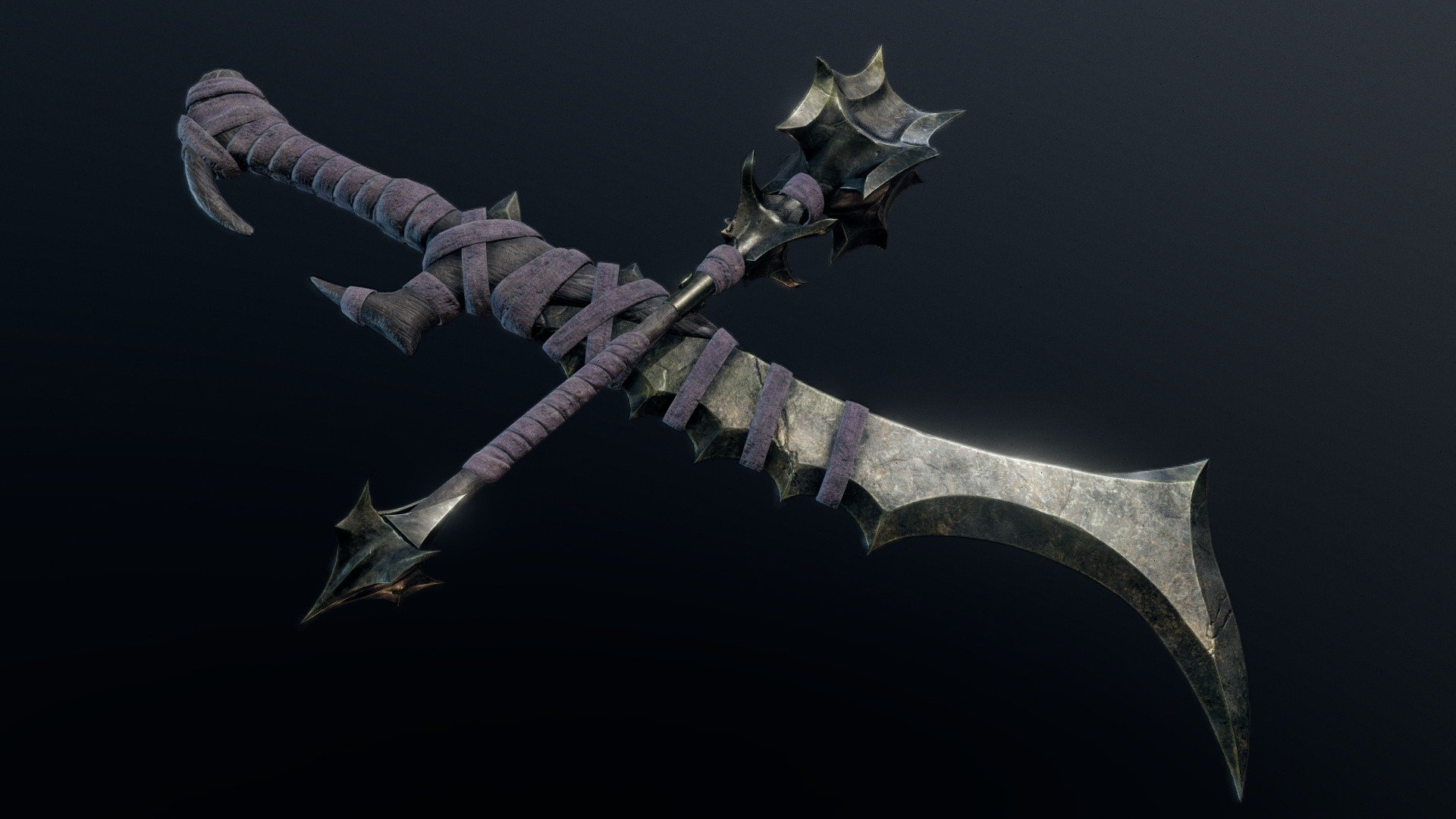 Wood Orc Weapons (Greatsword and Mace) - 3D model by Mikołaj Michalak ...