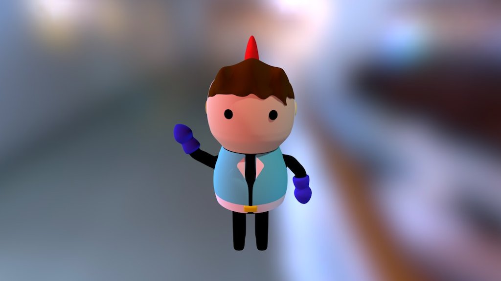Kosmo "Love you to bits - game" - Download Free 3D model by neofox ...