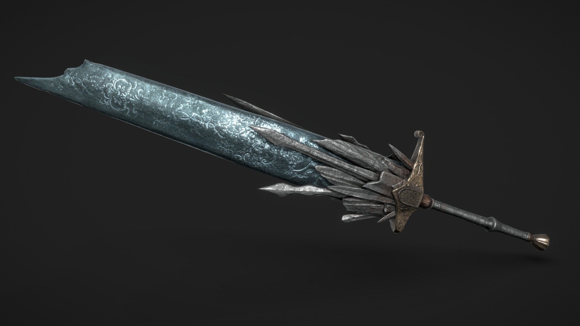Greater Sword "Torned Echo" - 3D model by Koifish Julez ...