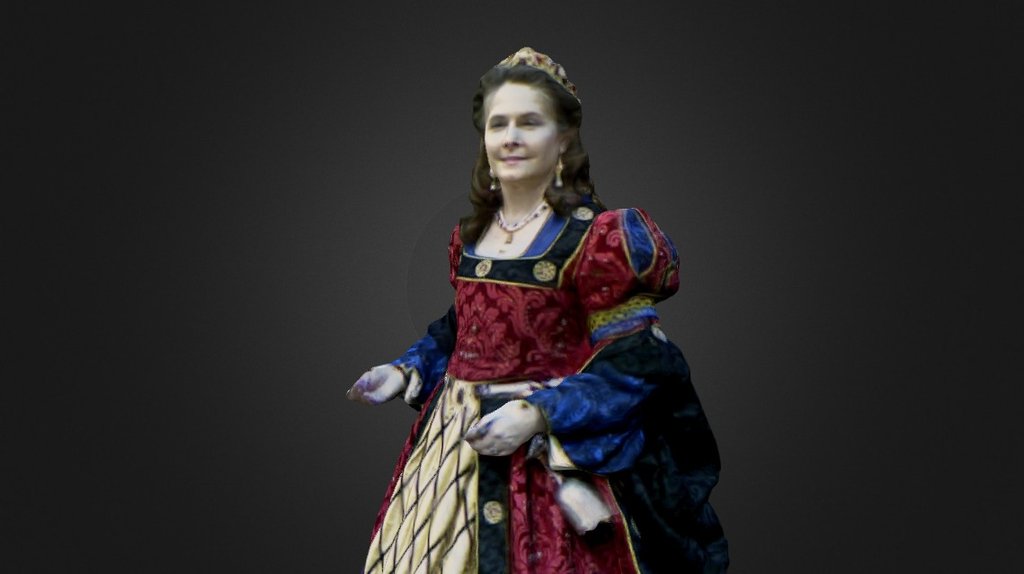 Queen Anne - 3D model by the3dphotobooth [78a6f8f] - Sketchfab