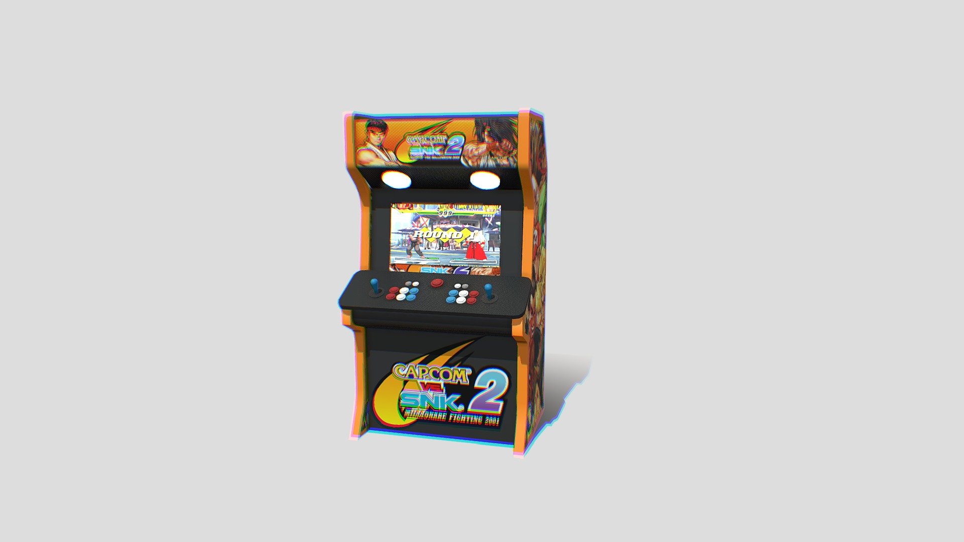 Capcom VS SNK Arcade - Download Free 3D model by DilutedBrains [78a7c30 ...