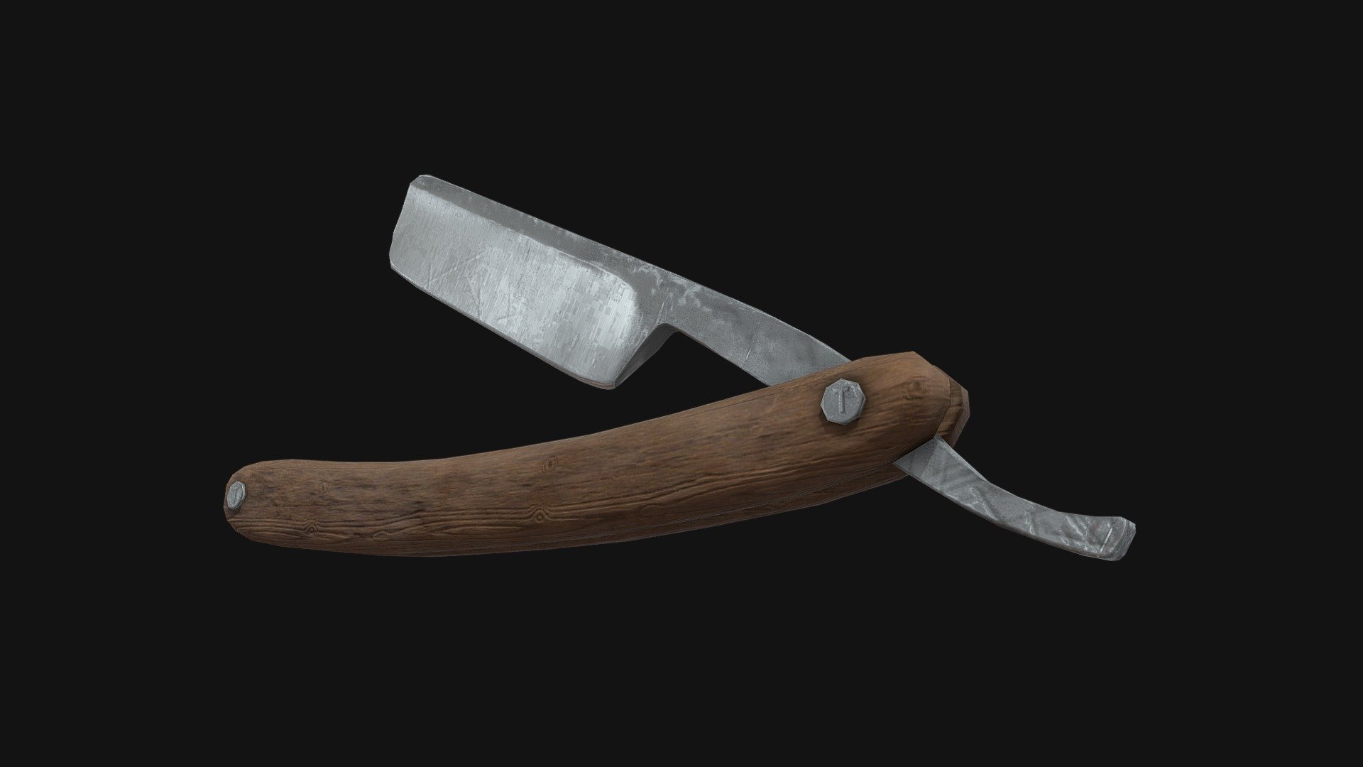 Straight razor low poly - Download Free 3D model by teodoor3 [78a9a8c ...