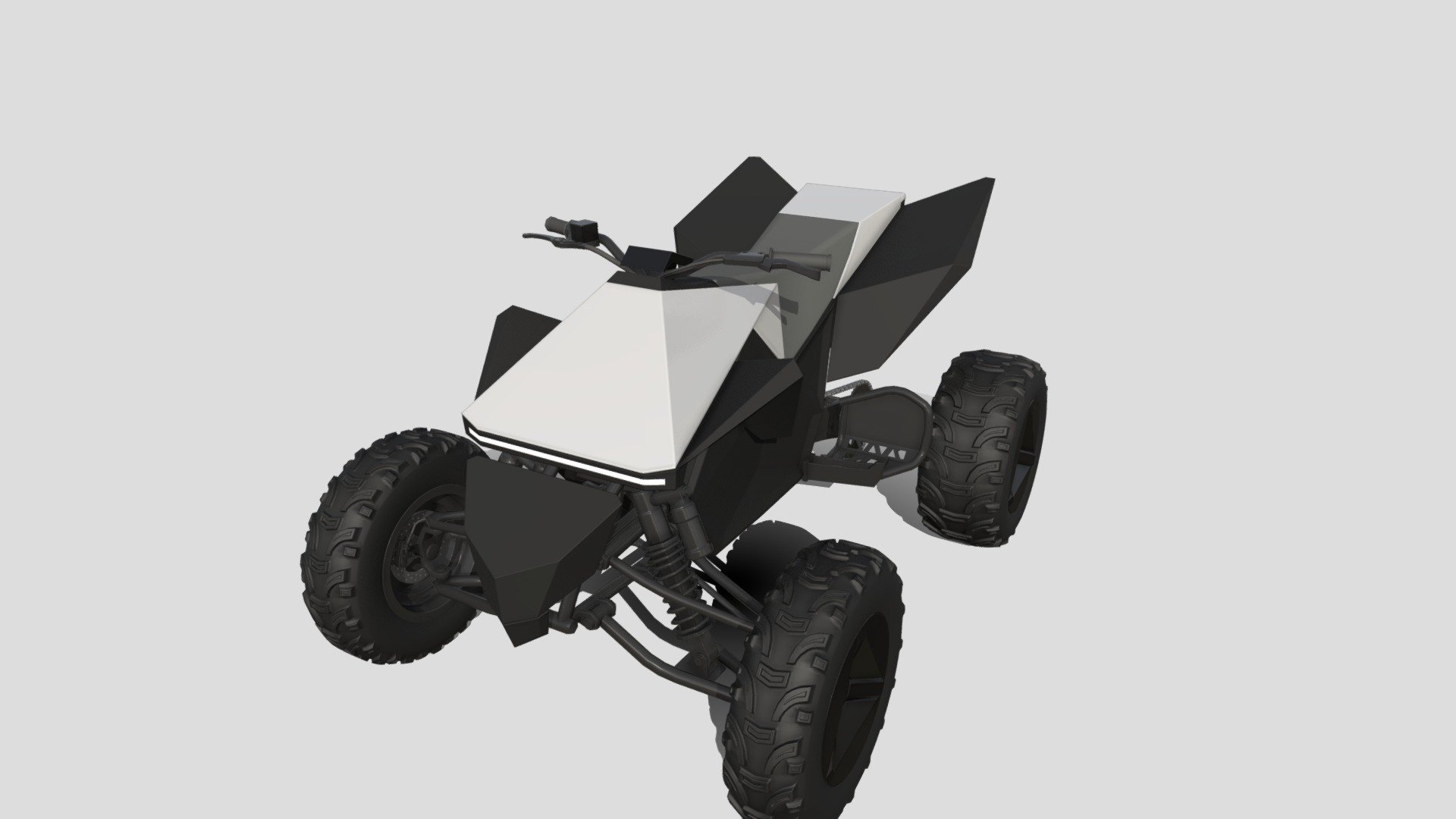 Tesla Cyberquad ATV - Buy Royalty Free 3D model by dragosburian ...