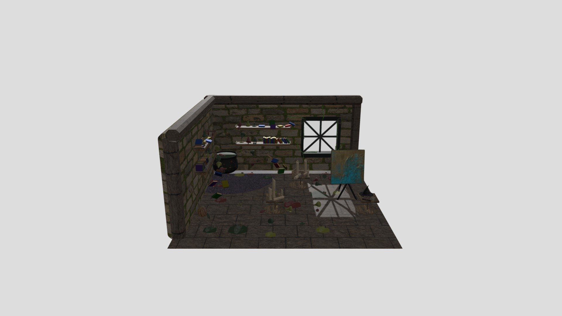 Abandoned Witch's Lab - 3D model by Owen Benford (@OwenBenford ...