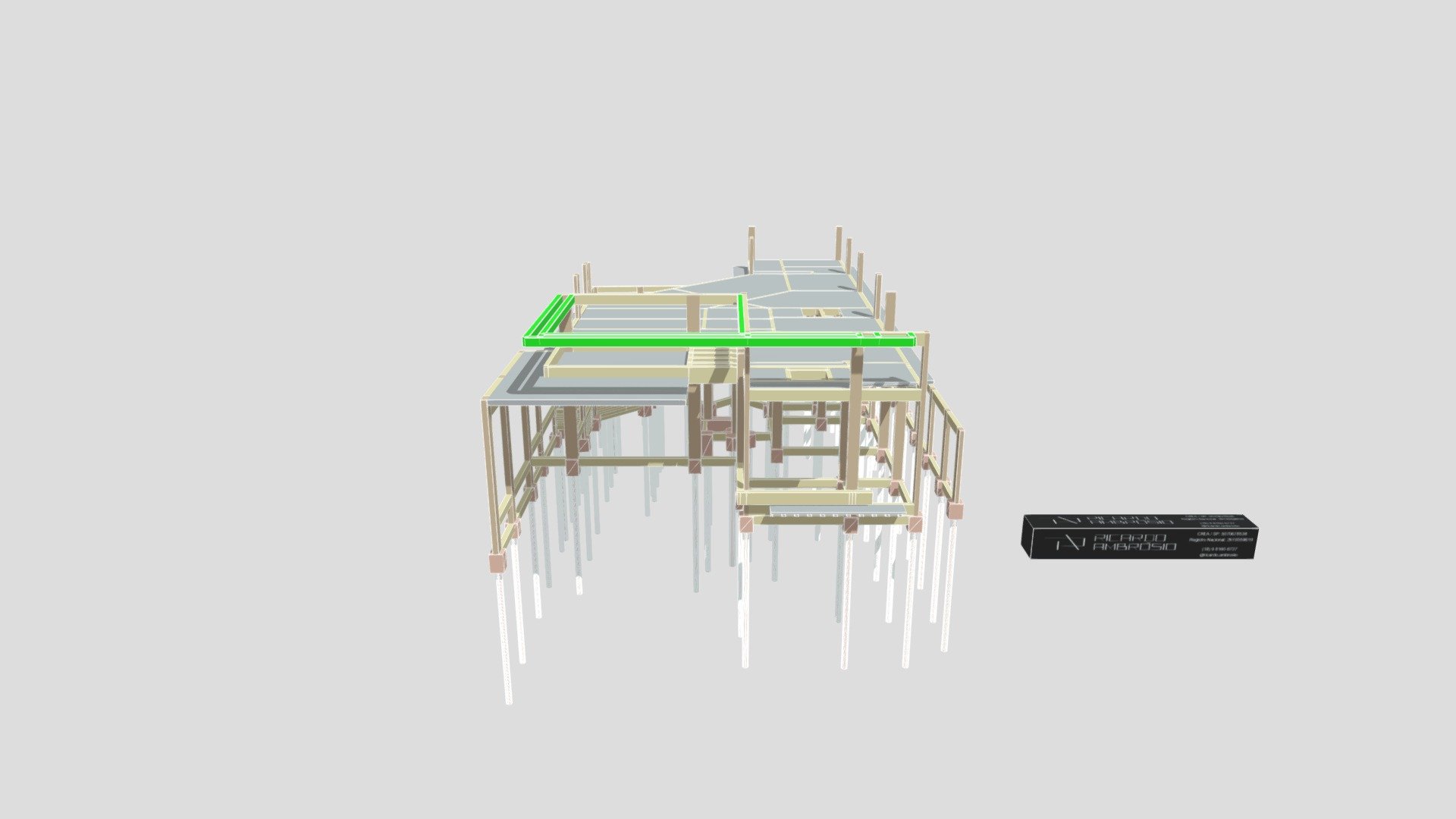 PROJETO ESTRUTURAL P14 - 3D model by ricardo.ambrosio [78acaf4] - Sketchfab