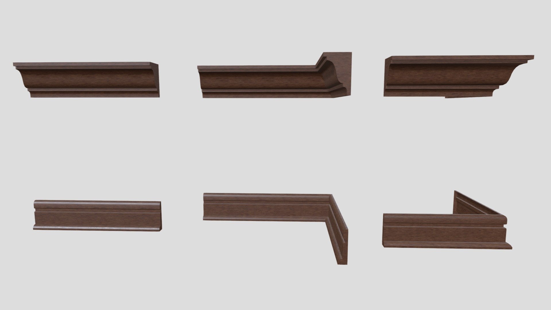Ceiling Moulding Base Board - Buy Royalty Free 3D model by mismeirart ...