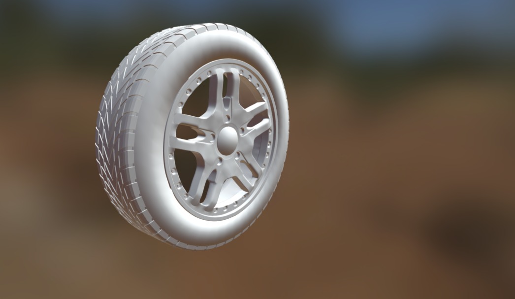 Car Wheel - 3D model by Lina (@welni) [78b0cc1] - Sketchfab