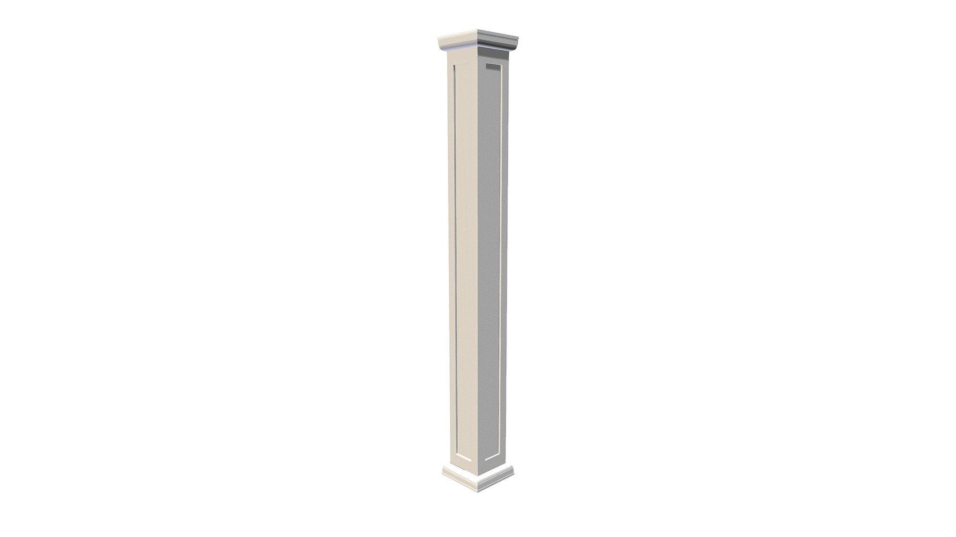 9.5" Exterior Column_Square_Pocket_1 - 3D model by STW (@scottu ...