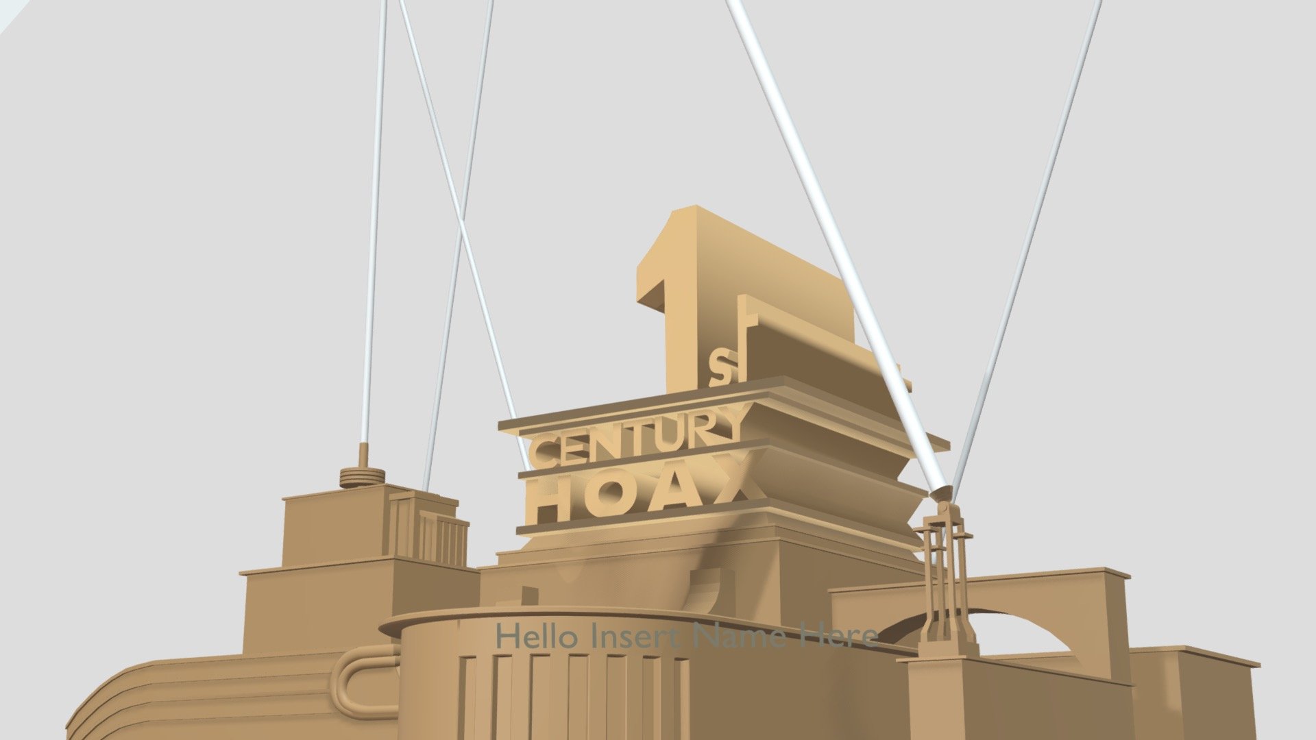 21st Century Hoax logo remake - Download Free 3D model by ...