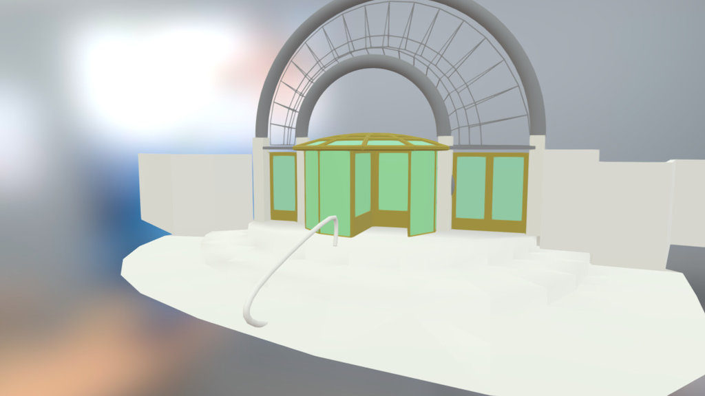 Revolving Door - 3D model by tethrius [78b398f] - Sketchfab