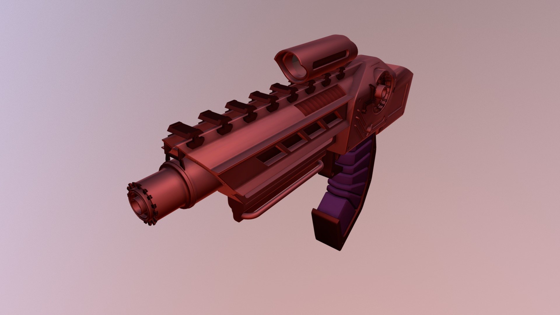 Scifi Gun - 3D model by vilinder [78b49ad] - Sketchfab