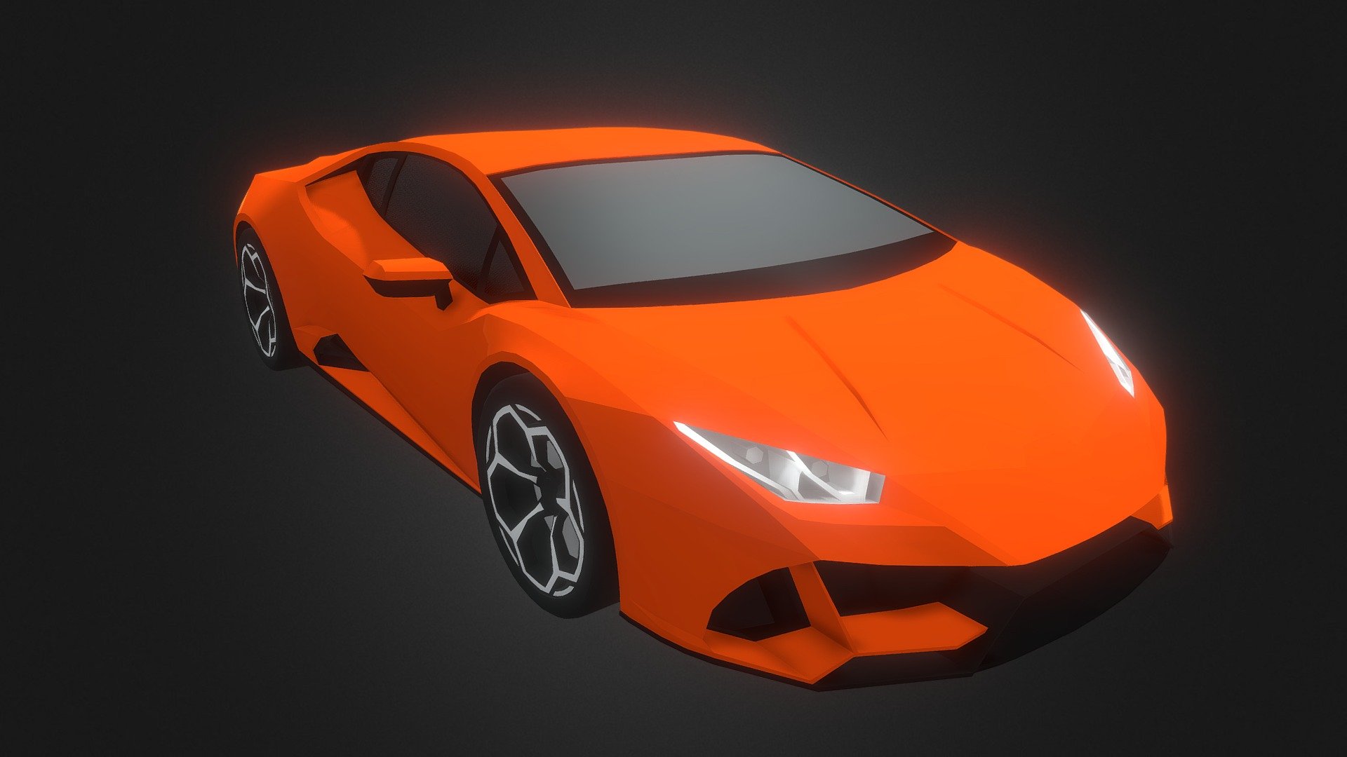 Lamborghini Huracan Evo - MidPoly 3DModel - 3D model by ZionTemple ...