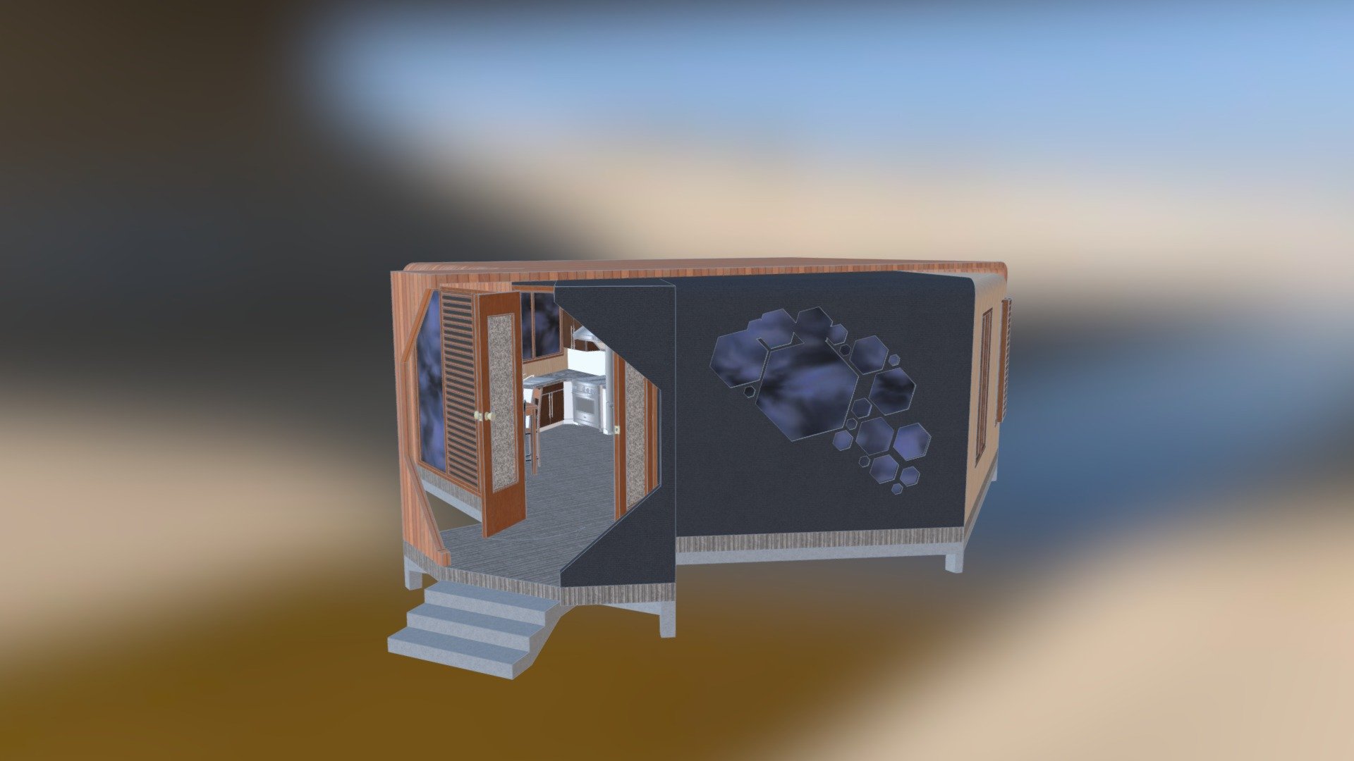 Freeform house_01 - 3D model by fonso [78b5165] - Sketchfab