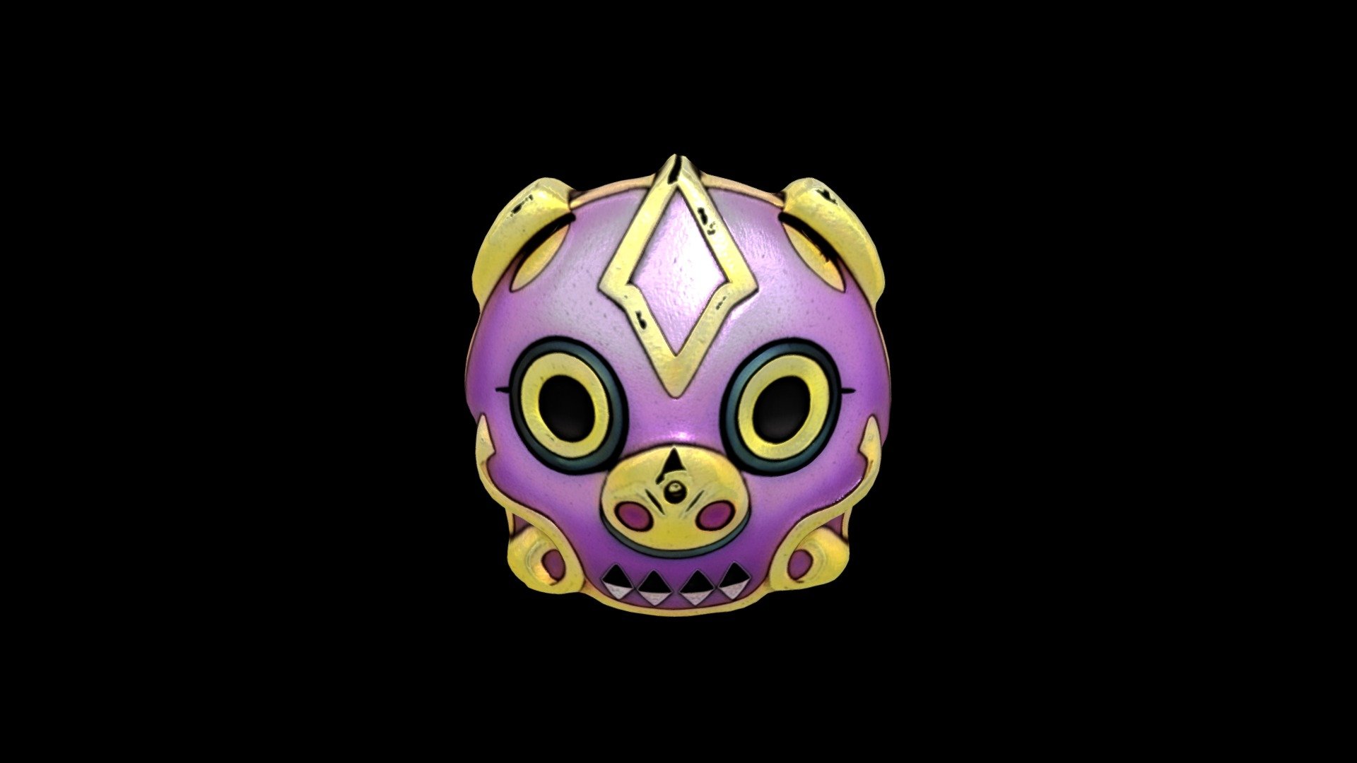 Happy Mask 470 - Download Free 3D model by klrxyz [78b5bc0] - Sketchfab