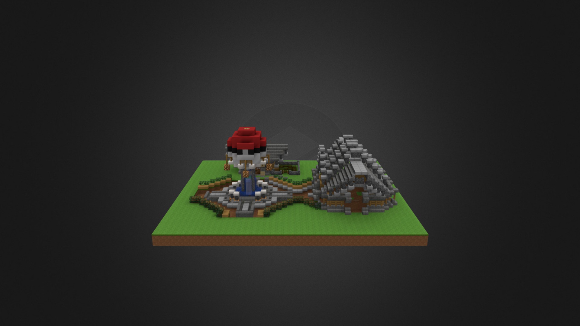 Pixelmon Town House+Mart - 3D model by gaming4diabetes [78b600b ...
