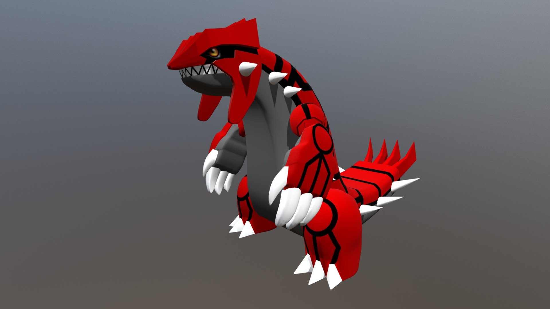 Groudon - 3D model by David Ulivarri (@David_Ulivarri) [78b808f ...