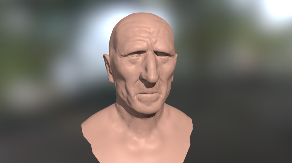 human bust sculpt - Download Free 3D model by Derlich [78b89c5] - Sketchfab