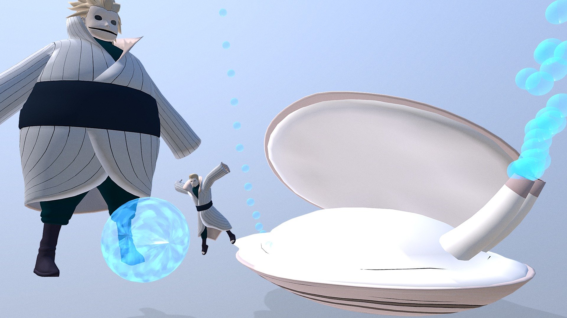 2ND MIZUKAGE Gengetsu Hozuki Clamp Bubbles Fbx - 3D model by NSA DARPA ...