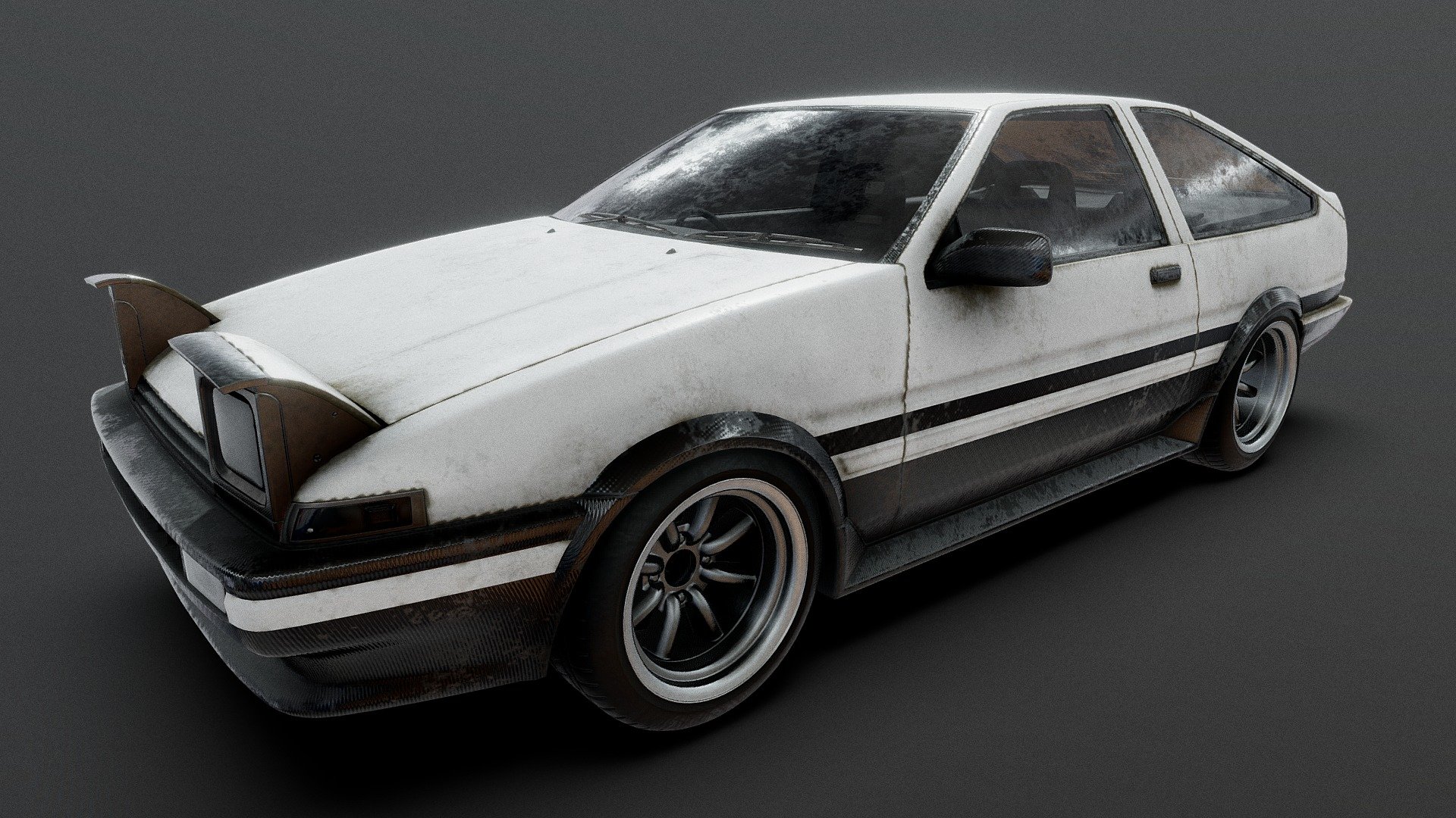 Toyota AE86 - Photorealistic - Production Ready - Buy Royalty Free 3D ...