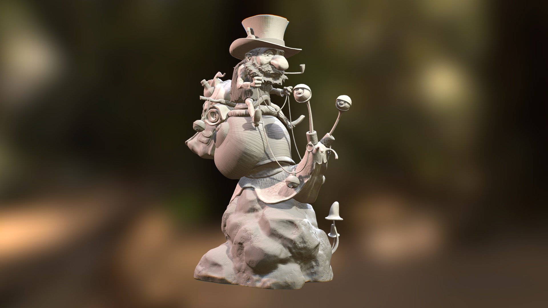Snail Rider - ZBrush Sculpt - 3D model by Karagon (@eliasweber0203 ...