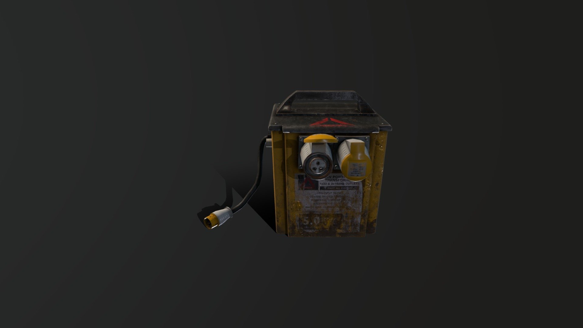 Step down transformer - 3D model by Bork (@sonaakbork) [78bbebf ...