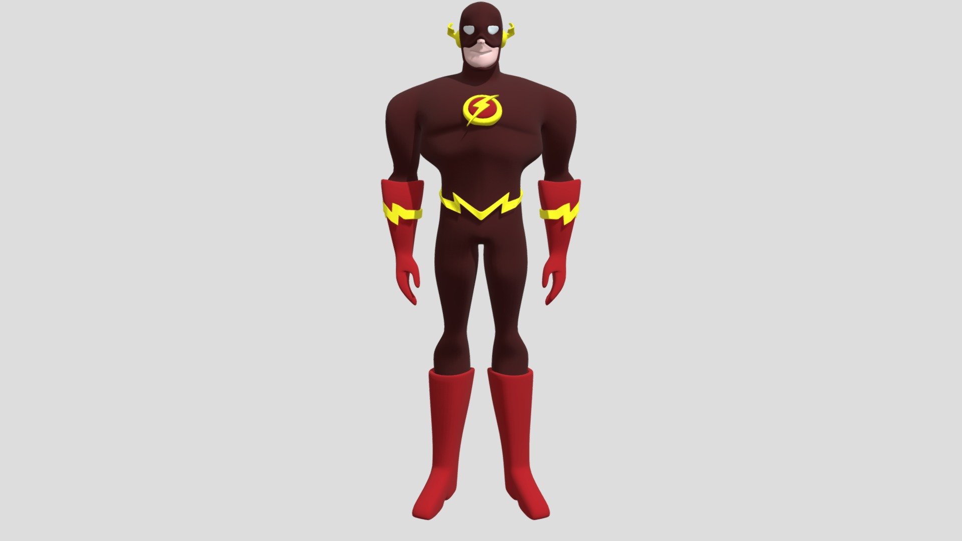 DC Comics The Flash Anime - Buy Royalty Free 3D model by gustavoarsenio ...