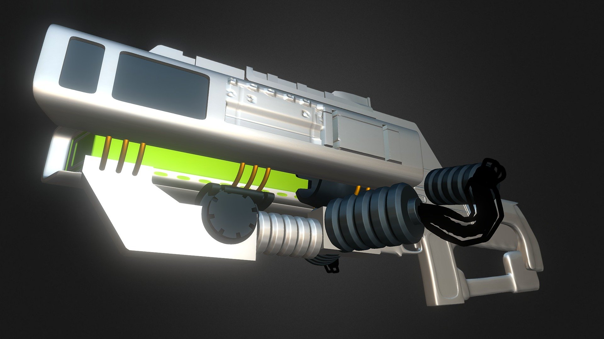 Railgun Rifle HighPoly 3DPrint Alternate - Buy Royalty Free 3D model by ...