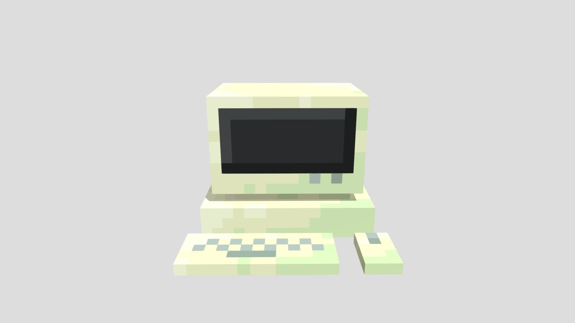 Retro Computer - Download Free 3D model by FishyBusiness [78bedd5 ...