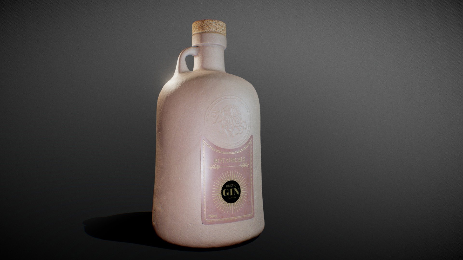 Rustic Gin Concept - 3D model by Quentin Nell (@quentinnell) [78bfce4 ...